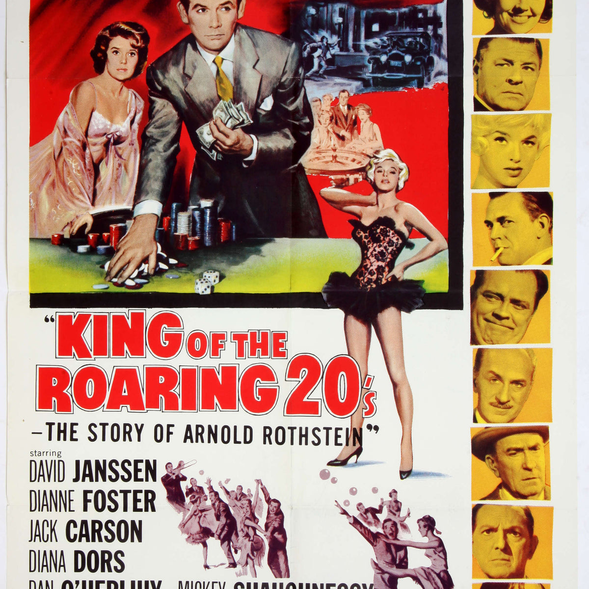 King of the Roaring 20's | 1961, US One Sheet movie poster. Framed. – Bayliss Rare Books