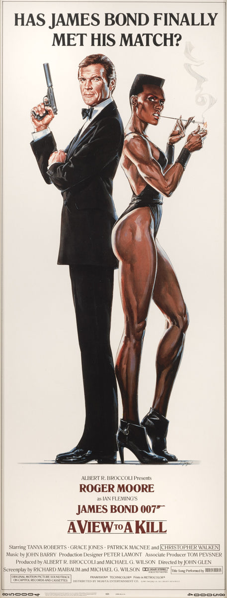 A View to a Kill | 1985, Original movie poster, framed. – Bayliss Rare Books