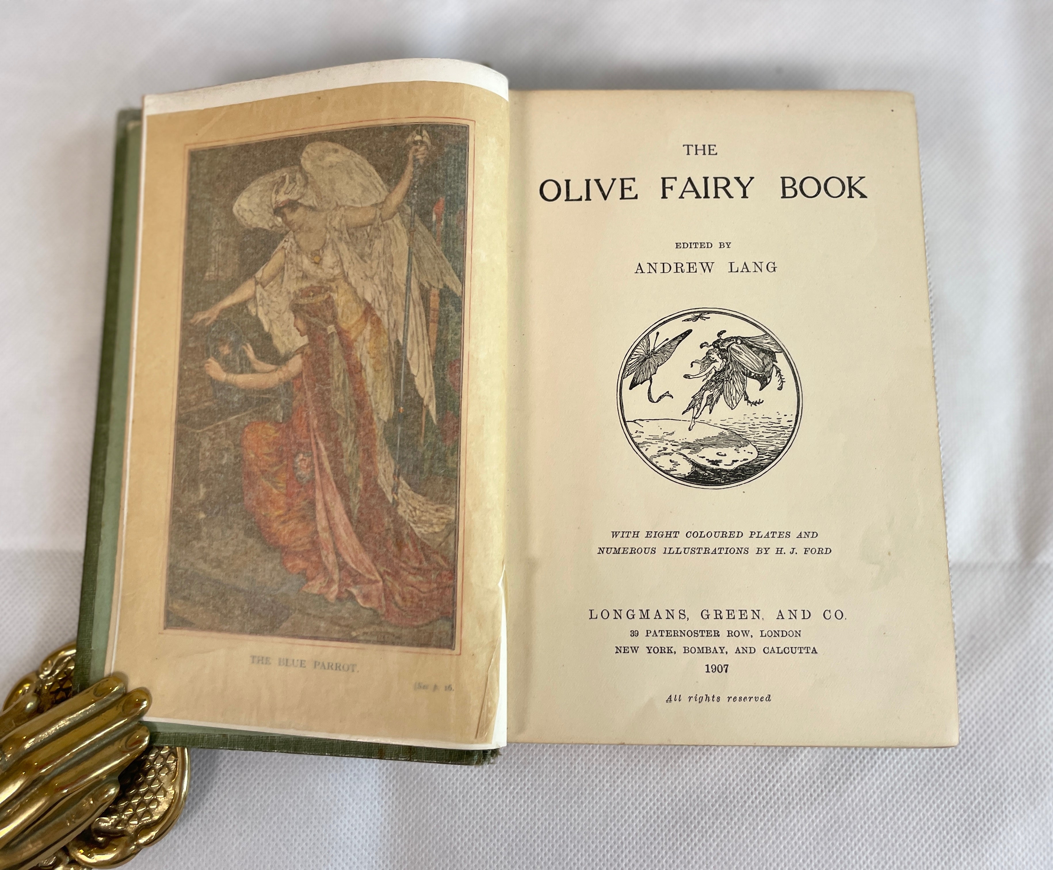 The Olive Fairy Book | 1907, illustrated first edition. A beautiful ex ...