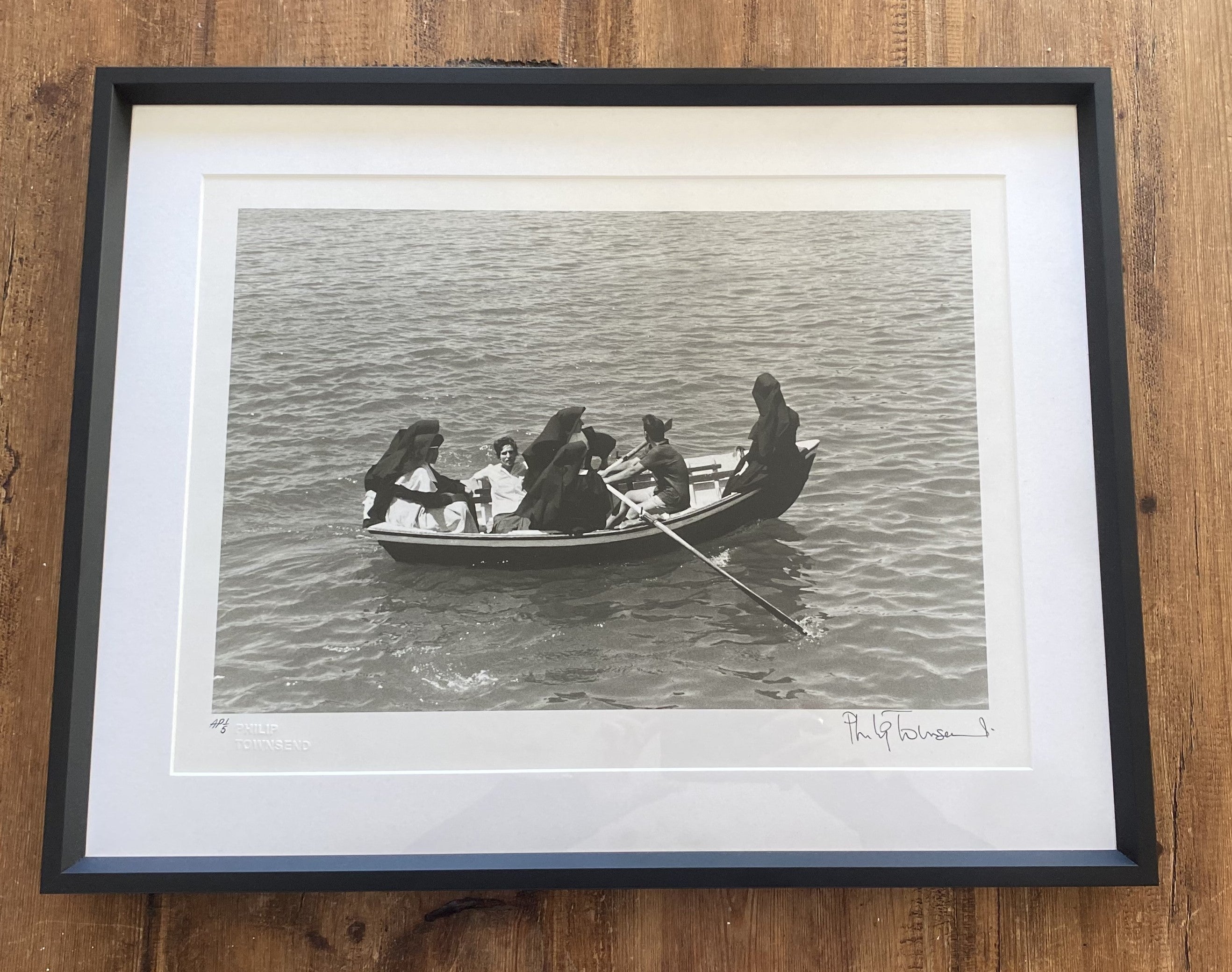 Bob Dylan with Nuns on the Thames, London | 1960, original photograph ...