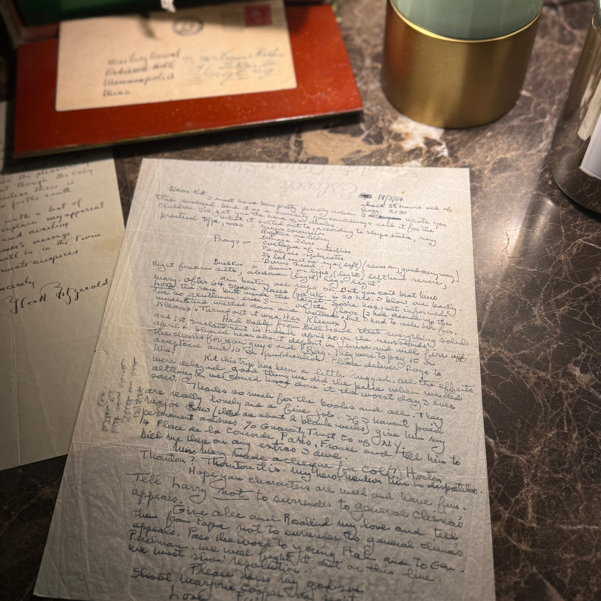 The Definitive Hemingway Crash Letter | 1954, Letter from Africa, Sign ...