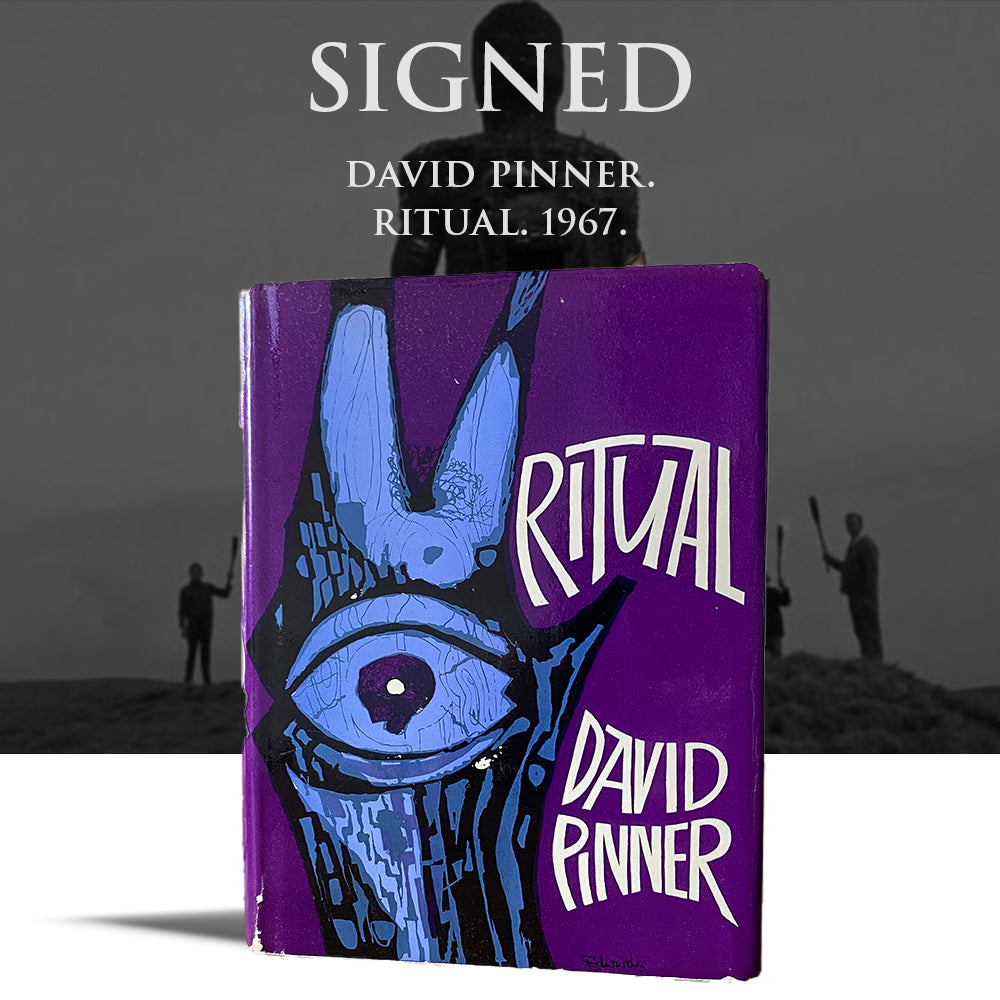 Ritual | 1967, first edition, Christopher Lee's own copy of the book t ...