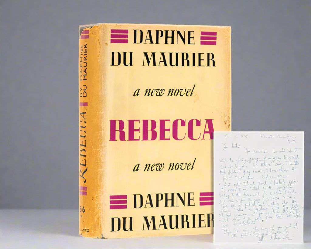 Rebecca with original letter | 1938, first edition, first impression w ...