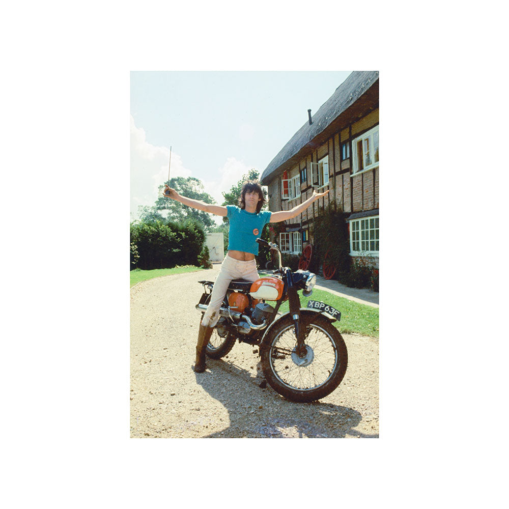 Keith Richards and his motorbike, Redlands, West Sussex | Circa 1960s ...