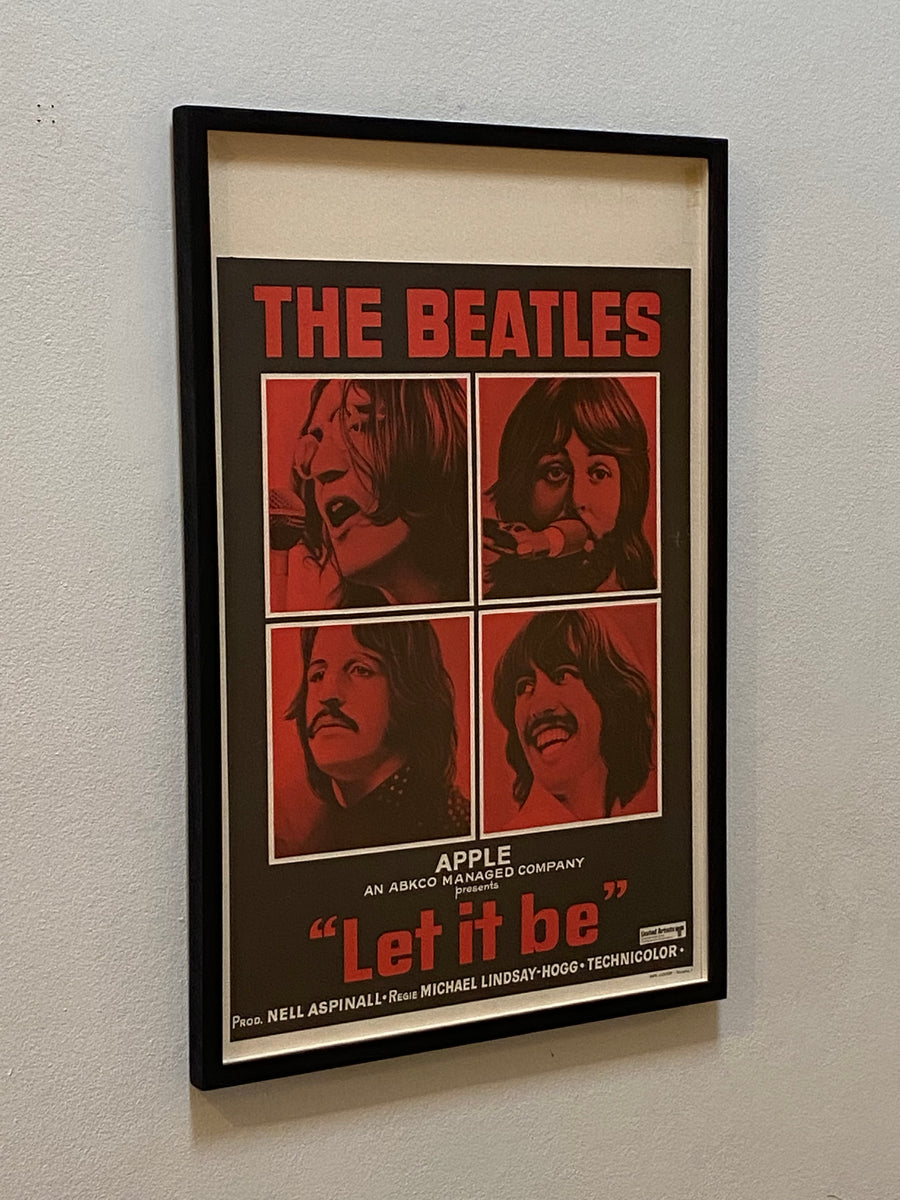 The Beatles Let It Be | 1970, original movie poster, framed. – Bayliss ...