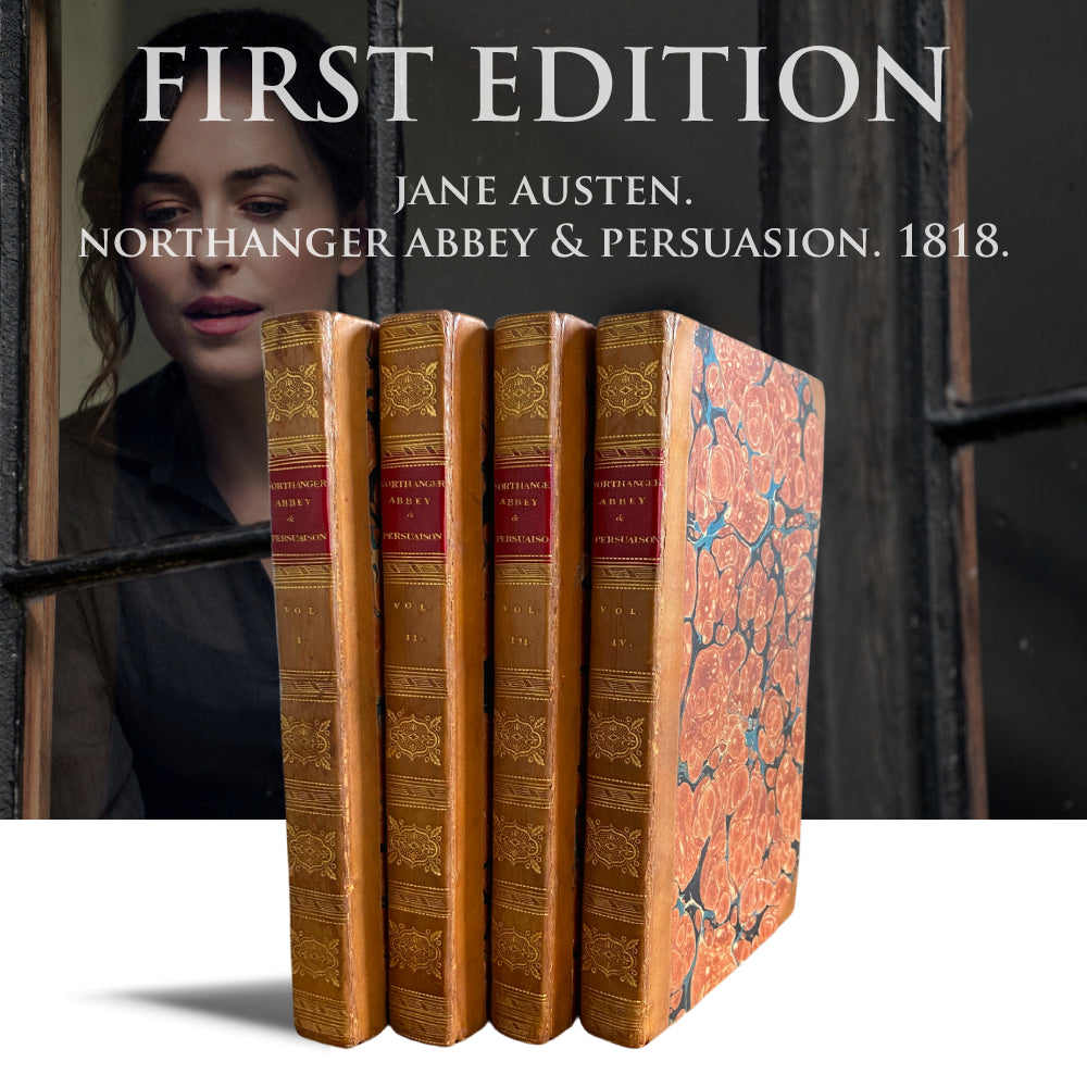 Northanger Abbey & Persuasion | 1818, rare first edition, 4 vol set, c ...