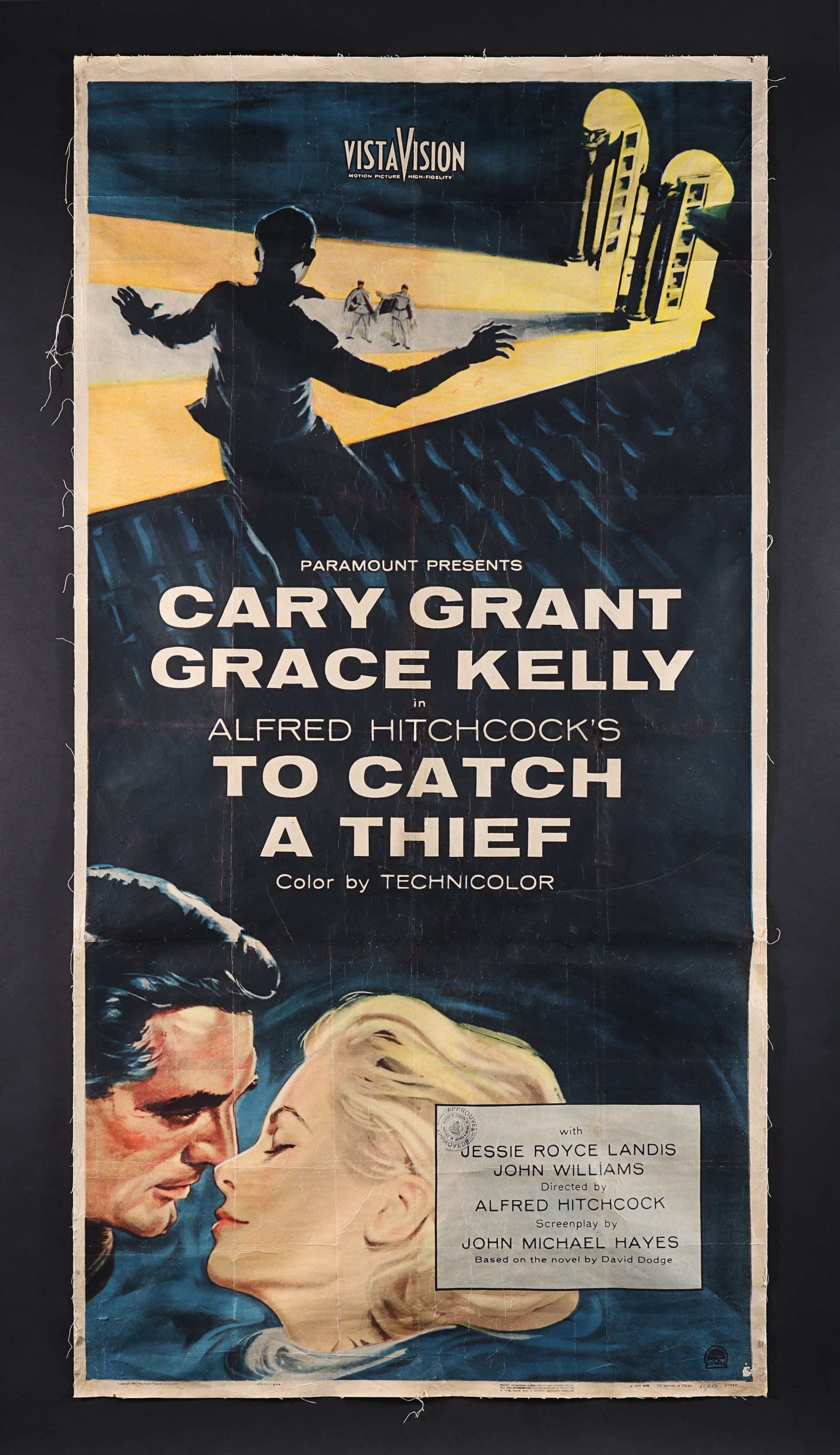 To Catch a Thief | 1955, original US three-sheet movie poster. Framed. – Bayliss Rare Books ...